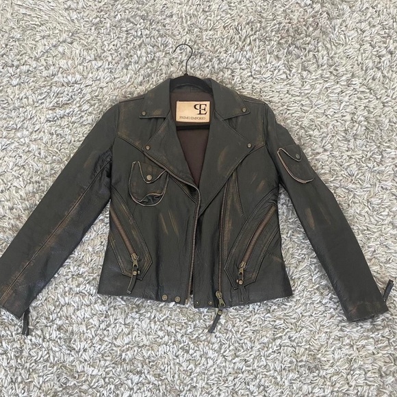 Jackets & Coats | Primo Emporio Leather Jacket | Poshmark